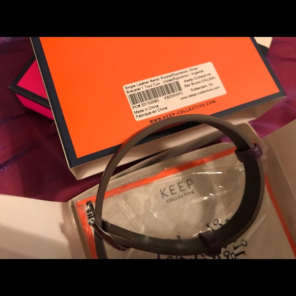 KEEP Collective | Jewelry | Keep Collective Single Purplebrn Leather ...